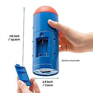 Kadams Visual Timer for Kids with Audio Alarm - Traffic Light Alarm for Kids, Teachers, Classroom, Home, Time Management Tool with Light Timer, 24hr Countdown, Pause Function, Auto Timer - Blue