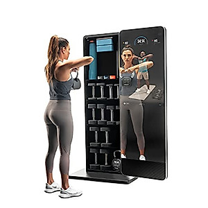 NordicTrack Vault Complete Reflective Trainer with Fitness Accessories, Pivoting Mirror and Touchscreen, and 30-Day iFIT Family Membership