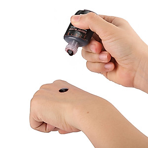 Wismee SFX Makeup Kit Professional Face Body Paint Halloween Special Effects Makeup Set with Scar Wax,10 Face Paint Brushes,Spatula Tool,2 Fake Scab Blood,Stipple Sponge Oil Based Face Painting Kit