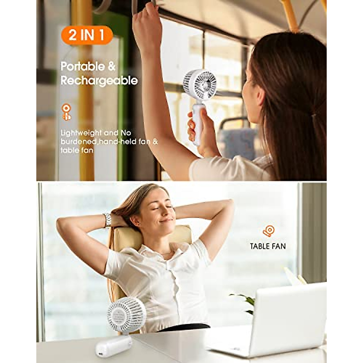 Mini Handheld Fan,New Semiconductor Refrigeration Hand Fan for Fast Cooling ,USB Rechargeable Fan Personal, Battery Operated 3 Speed Small Fan,Mini Size perfect for Kids,Home,Outdoor,Office,Travel