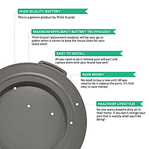 Think Crucial Replacement Air Purifier Filter Fits Winix N, Models NK100, NK105 & QS, Compare to Part # 112180, 1 PACK