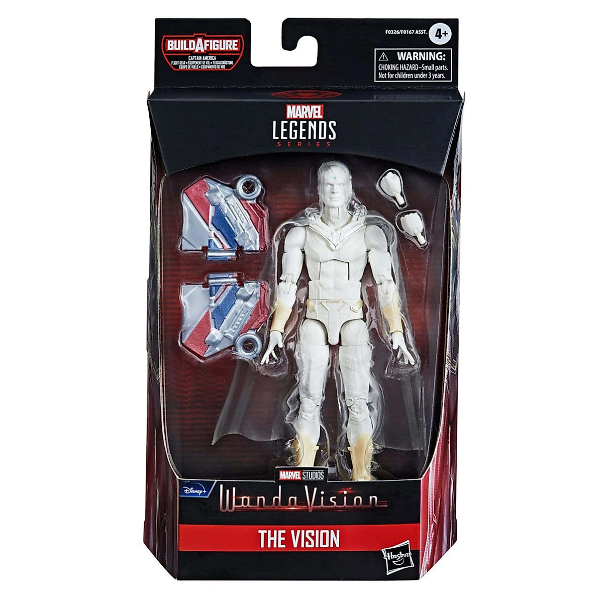 Avengers Hasbro Marvel Legends Series 6-inch Action Figure Toy Vision, Premium Design and 2 Accessories, for Ages 4 and Up , White