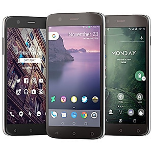 RCA Q1 4G LTE, 16GB, Unlocked Dual SIM Cell Phone, Android 6.0 - Black