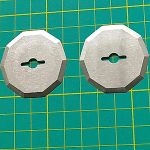 ALHXGUSLO 2-Pack WA2300 Blades Replacement Rotary Blades Compatible with Worx ZipSnip Cordless Electric Scissors, Replacement Blades (1-1/2"),Fits RC2600K, RC2601, RC2602, WX080L, WX081