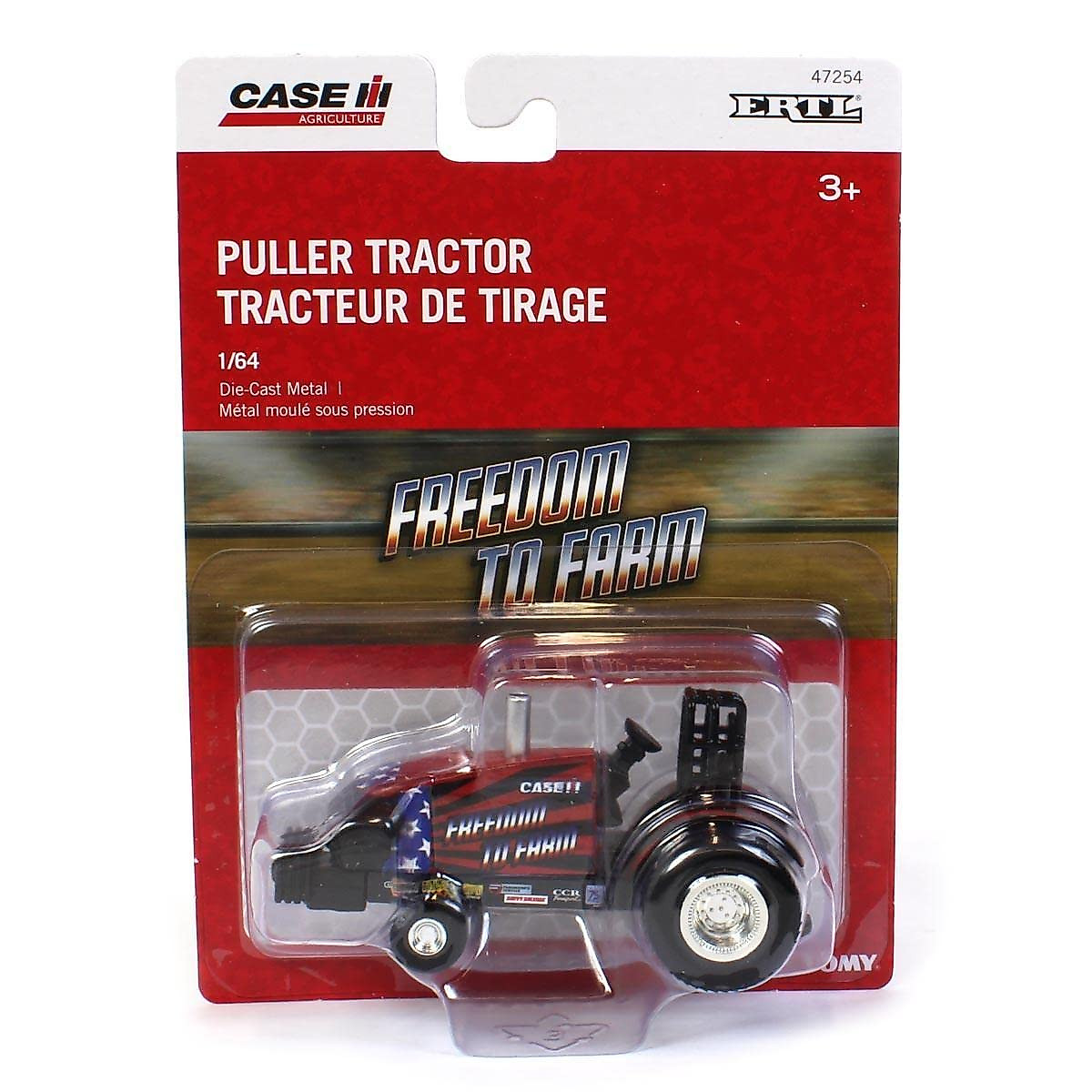 Case IH 1:64 Scale Puller Tractors Assortment MAGNUMATOR & Freedom to Farm