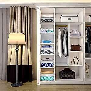 AHXNBDR Collapsible Fabric Storage Bins, Large Closet Storage Organization, Decorative Organizer Bins, Storage Basket with Handles for Home,Office, Nursery