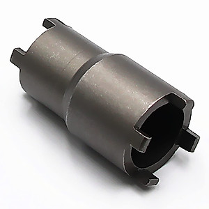 WaruiTT 20mm 24mm Clutch Removal Tool Lock Nut Remover Tool 4-Pin Spanner Socket Wrench for Motorcycle ATV Dirt Bike (1PCS)