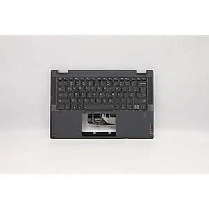 LTPRPTS Replacement Laptop Upper Case Palmrest Backlit Keyboard Assembly Part for Lenovo Flex 5-14IIL05 ARE05 ITL05 5CB0Y85490 Gray