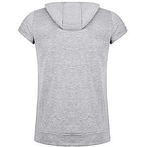 Muxing Tank Tops Men,Men's Pocket Zipper Workout Tank Tops Hooded Bodybuilding Fitness Muscle T Shirt Sleeveless Gym