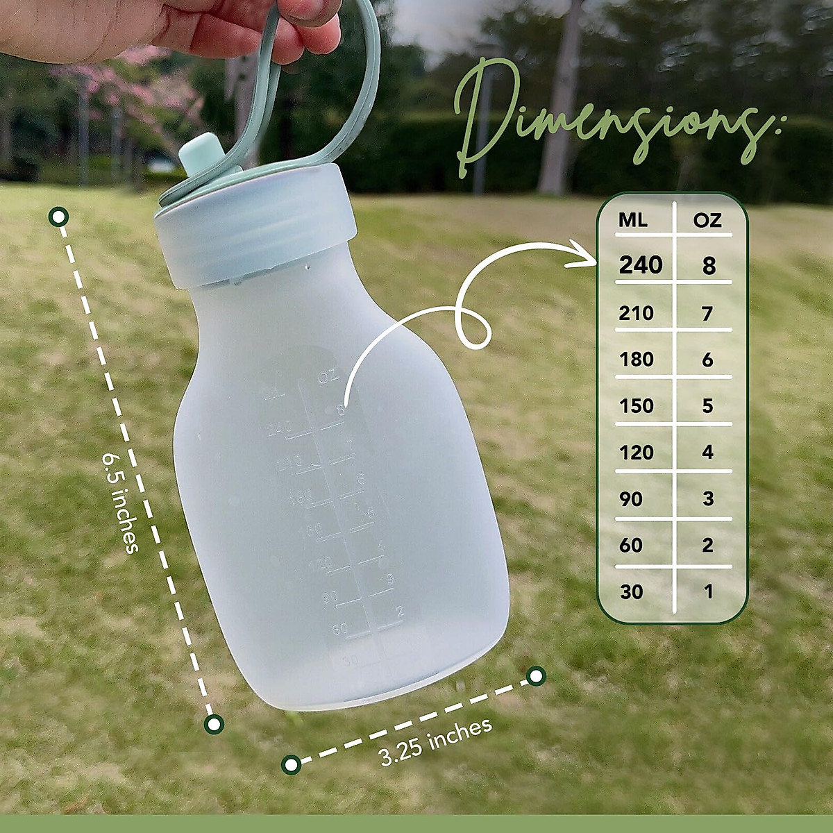 Renew Rations Silicone Reusable Pouches for Toddlers, Refillable BPA-Free Baby Food Pouches, Freezer & Dishwasher Safe - Ideal for Baby Food Puree, Applesauce & Smoothies 240 ml / 8 oz - Pack of 2