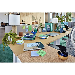 Post-it Super Sticky Recycled Notes, 3x3 in, 24 Pads, 2x the Sticking Power, Poptimistic, Bright Colors, 30% Recycled Paper (654-24SST-CP)
