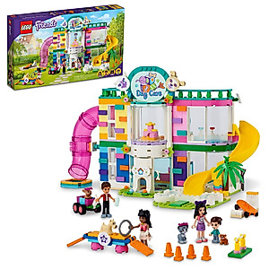 LEGO Friends Pet Day-Care Center 41718 Building Toy Set for Kids, Girls, and Boys Ages 7+ (593 Pieces)