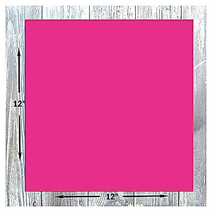 Hamilco Colored Scrapbook Cardstock Paper 12x12 Card Stock Paper 65 lb Cover 25 Pack (Fuchsia Pink)