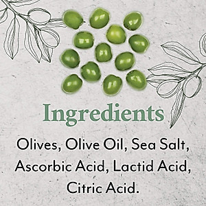 Roland Foods Whole Castelvetrano Olives, Specialty Imported Food, 3 Lb 4.9 Oz Can