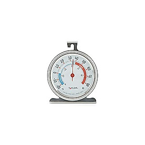 Taylor Precision Products Classic Series Large Dial Thermometer (Freezer/Refrigerator) - Set of 2