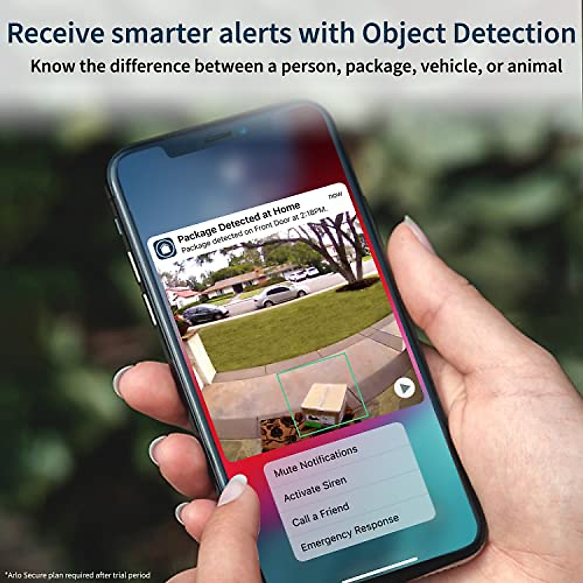 Arlo Essential Video Doorbell Wire-Free - HD Video, 180° View, Night Vision, 2 Way Audio, Direct to Wi-Fi No Hub Needed, Wire Free or Wired, Black - AVD2001B