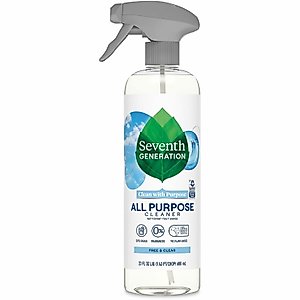 Seventh Generation All Purpose Cleaner, Free & Clear, Cuts Grease, 23 Fl Oz