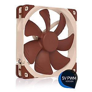 Noctua NF-A14 5V PWM, Premium Quiet Fan with USB Power Adaptor Cable, 4-Pin, 5V Version (140mm, Brown)