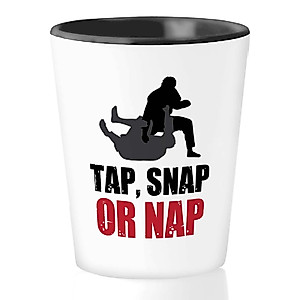 Bubble Hugs Martial Arts Shot Glass 1.5oz - A Girl Want Lesson - Self Defense Taekwondo Fans Jiu Jitsu Trainer Sport Instructor Optimistic Boxing Sportbella Kick Fighting