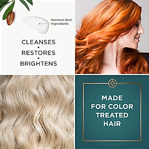 Argan Magic Color Care Shampoo – Gently Cleanses & Restores Color Treated Hair | Hydrates & Helps Color Last Longer | Infused with Keratin & Botanical Extracts | Made in USA | Paraben Free (32 oz)