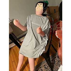 merrimix BUNDLE Inflatable Blow Up Male Doll Fernando with Novelty Wine Glasses for Bachelorette Parties, Naughty Gag Gift…