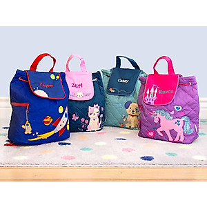 Personalized Quilted Ladybug Toddler Backpack