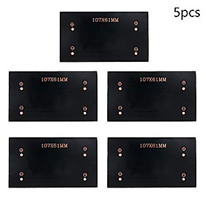 Fielect 5Pcs Mini Small Solar Panel 5V 1W Polycrystalline Mini Solar Cell Epoxy for Solar Battery Charger DIY Solar Syatem Kits 107x61mm
