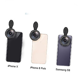 FONDOTIN Pro Camera Lens Tool Smartphone Fish Eye Lens Cellphone Lens Telephoto Lens Camera Lenses Wide Angle Lens Smartphone Camera Lens Cell Phone Camera Lens Camera Lens Telephone