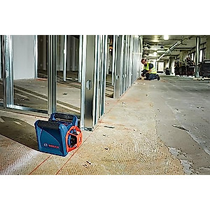 BOSCH REVOLVE900 GRL900-20HVK Exterior 1000ft Range Horizontal/Vertical Self-Leveling Cordless Rotary Laser Kit with Tripod, 8ft Grade Rod and Laser Receiver , Black