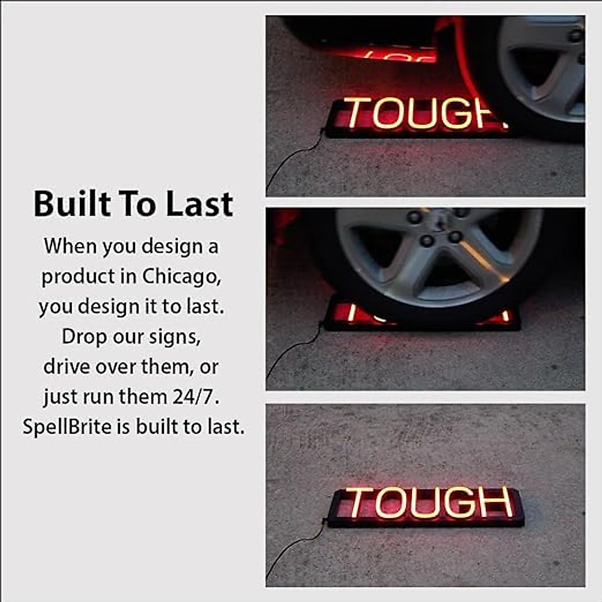 SpellBrite CBD Neon-LED Sign for Smoke Shops. 13.3" x 6.3" Ultra Bright, Energy Efficient, Long-Life LED. Visible Indoors from 500+ Feet with 8 Animation Settings (Green)