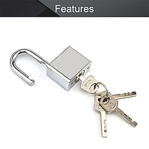 MroMax Chain Lock, 1000mm/39.37" Long, 6mm/0.24" Diameter Buckle Large Lock 1pcs