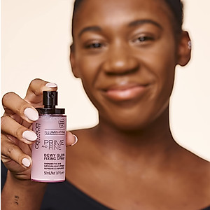 Catrice | Prime & Fine Illuminating Dewy Glow Spray | Transparent and Fast Drying Fixing Spray| Paraben Free & Vegan | Cruelty Free (Pack of 1)