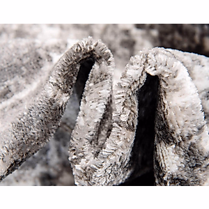 Unique Loom Sofia Collection Area Rug - Salle Garnier (3' 3" x 5' 3" Rectangle, Gray/ Ivory)