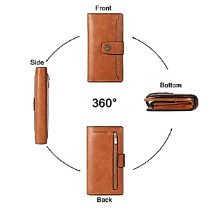 CLUCI Women Backpack Bundle with Women Wallet