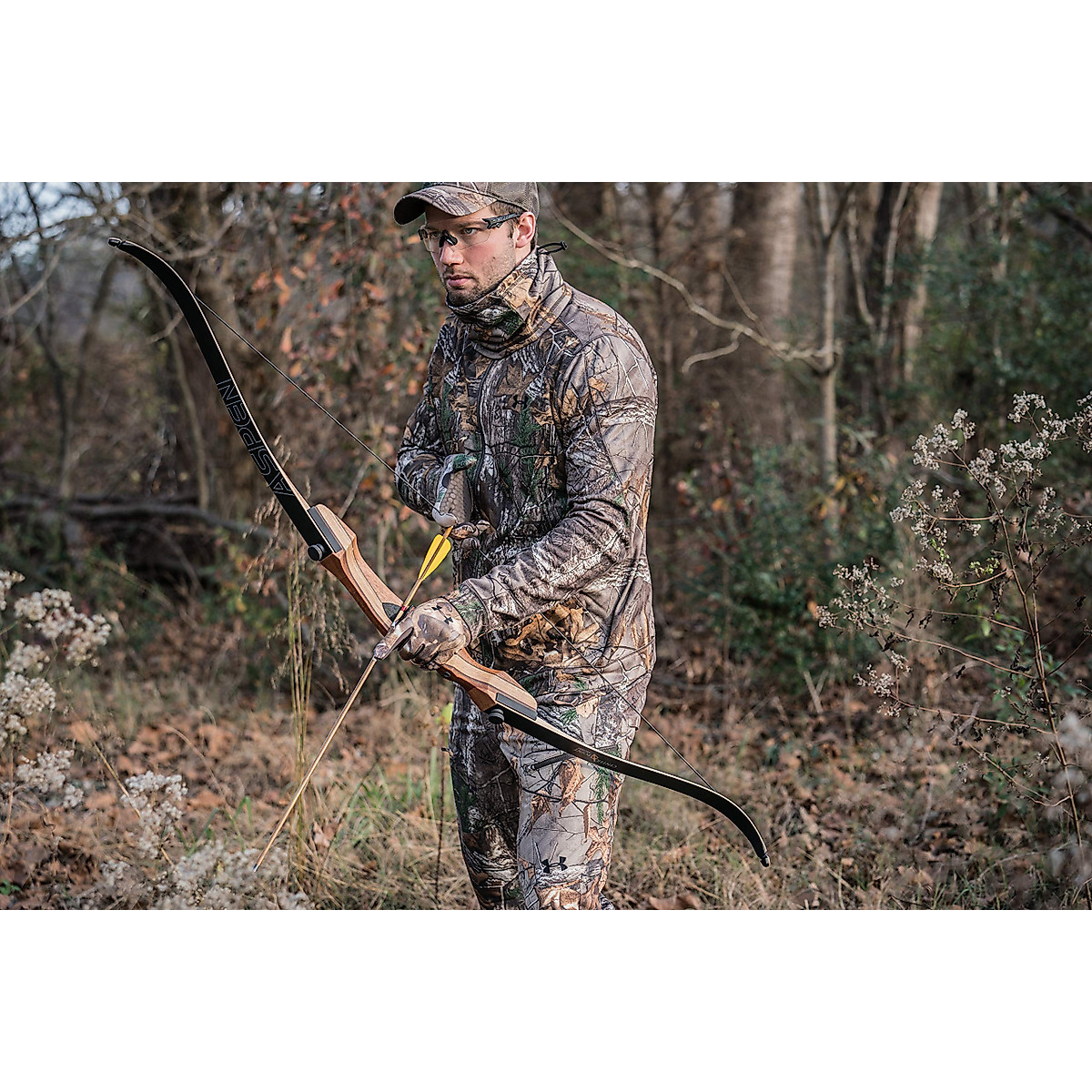 CenterPoint AVRA45KT ASPEN Take Down Bow Kit with Laminate Wood Riser, Black