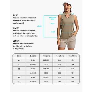 SANTINY Women's Sleeveless Golf Shirt V-Neck Quick Dry Tennis Tank Tops Collared Golf Polo Shirts for Women(Navy_M)