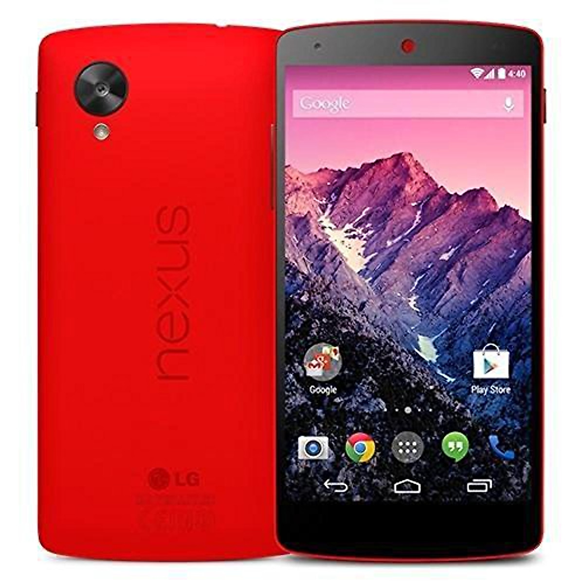 LG Google Nexus 5 D821 32GB, 8MP, KitKat, Quad-Core Factory Unlocked - Red - No 4G in USA - International Version No Warranty