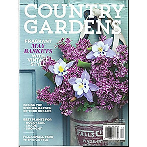 COUNTRY GARDENS MAGAZINE, FRAGRANT MAY BASKETS WITH VINTAGE STYLE, SPRING, 2020