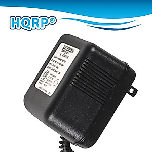 HQRP 24V AC Adapter Transformer Works with All Versions of Ring Doorbell, Nest Ecobee Sensi Honeywell Thermostat C-Wire, 25ft Cable