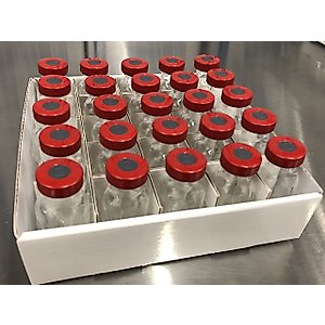 10ml Sterility Tested Injection Clear Glass Vials with Red Aluminum Seals