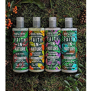 Faith In Nature Coconut Shampoo 400ml and Conditioner 400ml Hair Duo