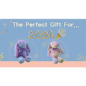 Huggable Happiness Weighted Stuffed Animals | Weighted PlushPals Bunny Toy for Kids & Adults | Ultra Soft Sensory Weighted Plushie Animal | Cute Stuffed Animal | 18in - 3lb