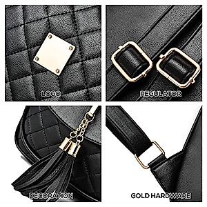 Lanpet Women’s Fashion Backpack Purse 3-pieces PU Leather Shoulder Bags Ladies Travel Bookbag Casual Backpack 3 in 1 Set