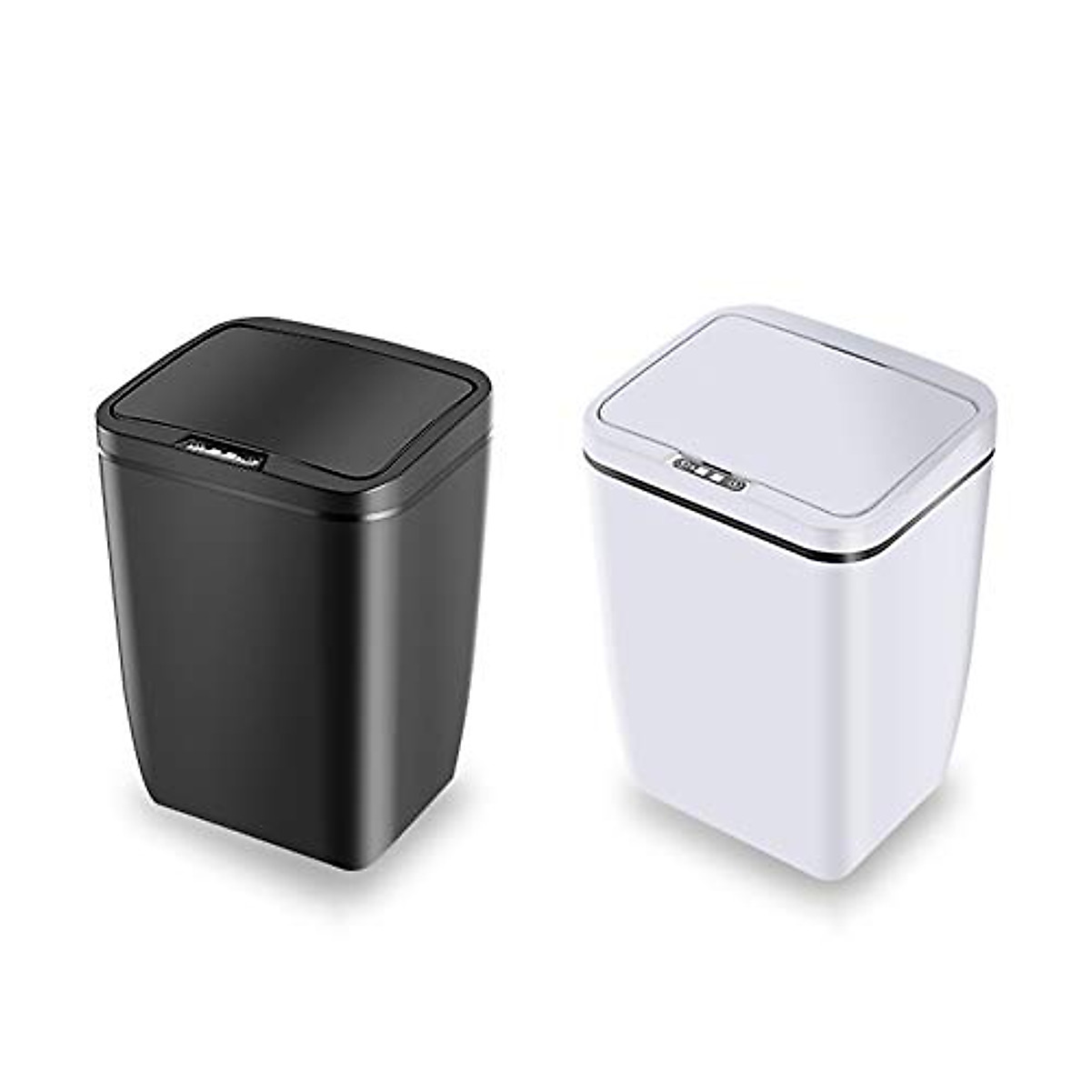 Smart Trash Home Kitchen Office Hotel Room Automatic Sensor Trash Can - Black