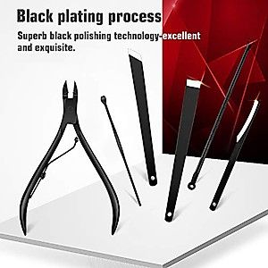 Manicure Set - WoneNice 19pcs Professional Nail Clipper Kit & Pedicure Kit with Case for Women and Men, Gift Ready