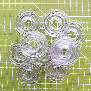 YICBOR 25pcs Bobbins 136492-001(SA155) for Baby Lock Brother Bernina Riccar Sewing Machine