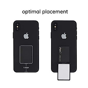 Flip Stand (aka Piggy Pro) Adjustable Phone Stand & Grip with Compact Mirror, Compatible with Magnet Car Mount (Rose Gold)