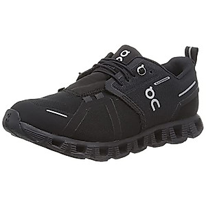On Women's Cloud 5 Waterproof Sneakers, All Black, 8 Medium US