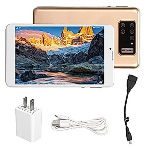Diydeg 7 Inch Tablet for Android 10, 4G RAM 64G ROM Expandable, Octa Core, 1200x1920 IPS Touch Screen, 6000mAh, 2.4G 5G WiFi, Bluetooth 5.0, GPS, Dual SIM Calling Tablet for Music Video Game(US)