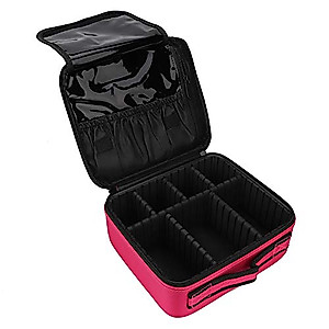 Cosmetics Bag Professional Portable osmetic Brush Organizer Nail Tool Storage Case Multi-Function for Train Case for Woman for Home for Salon